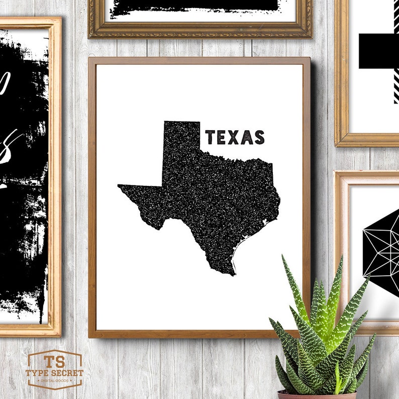 TEXAS home decor Texas wall decor Texas wall art Texas | Etsy