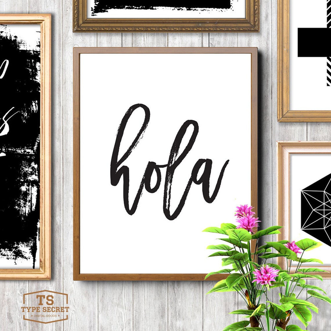 Hola, Spanish Quotes, Hola Print, Spanish Quote, Spain Print, Spanish ...