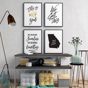 Typography Wall Art "we GOT This" Quote Art, Gallery Wall Decor ...