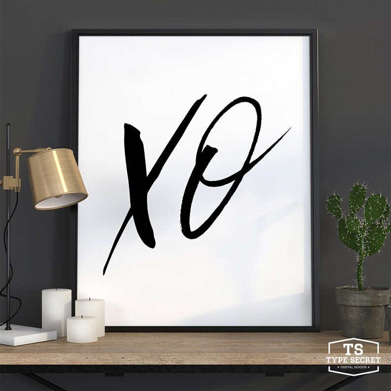 Art Digital Home XO Print XO Poster XO Home Decor Digital Art Xo ...