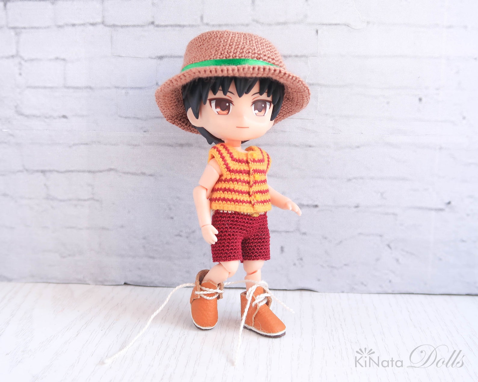 PATTERN: Hat With Brim for Nendoroid Doll - Crochet Pattern in PDF - Etsy