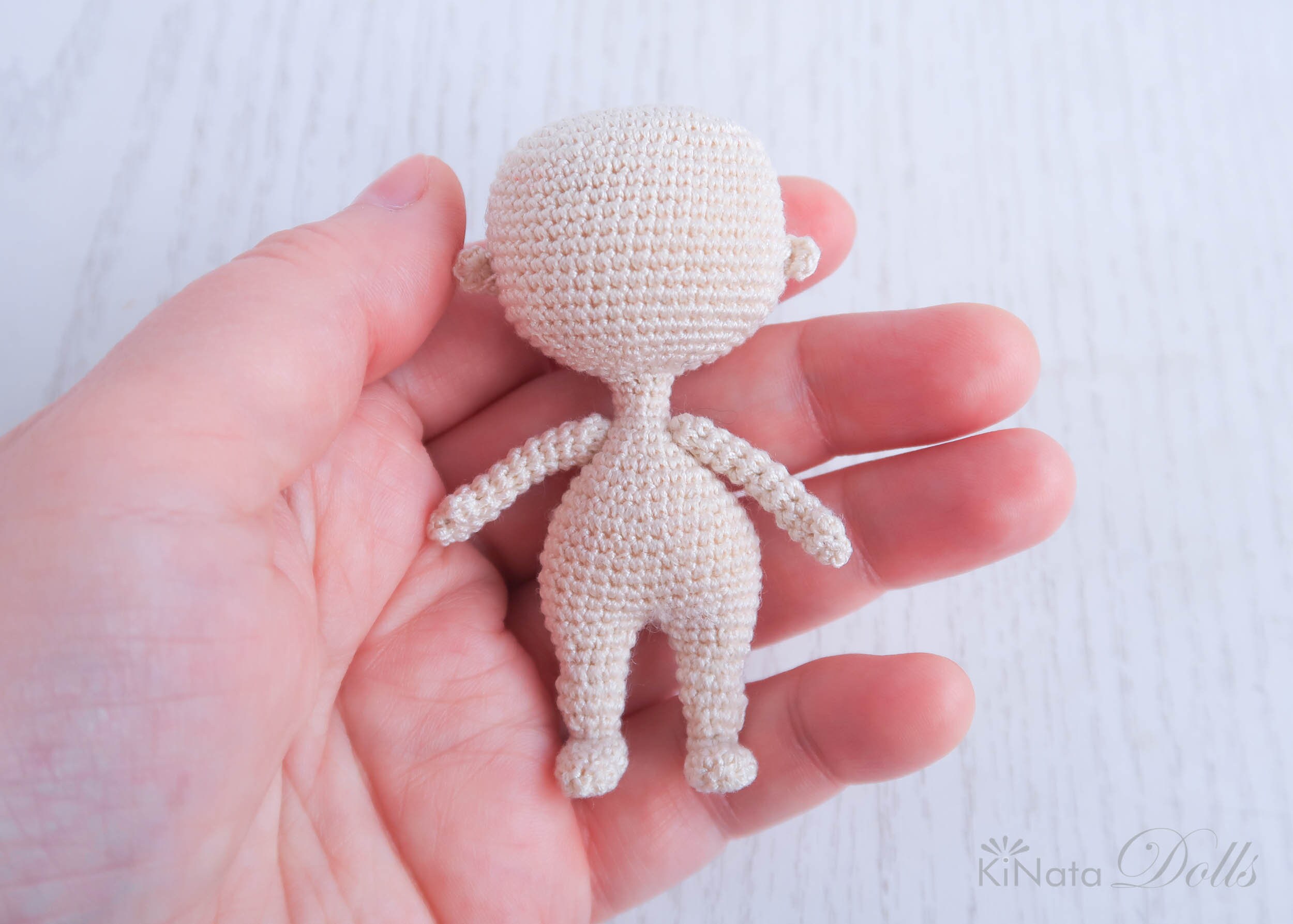 Pattern Crochet Doll Body Crochet Pattern In Pdf Etsy