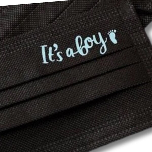 Baby Shower Face Mask - Etsy