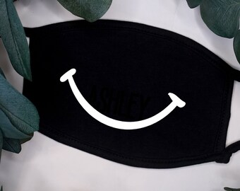 Smiley Face Halloween Mask - Etsy