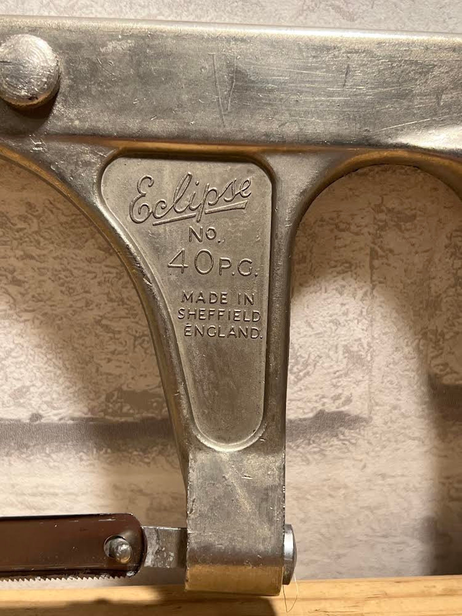 Vintage ECLIPSE Engineers Hacksaw Made in Sheffield England - Etsy UK