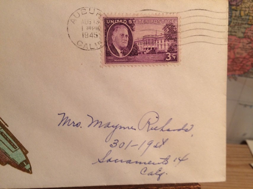 1940s USA Stamped & Addressed Envelopes - Etsy UK