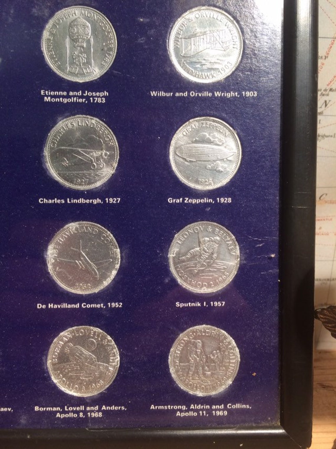 1970's Esso Man in Space Complete Coin Collection - Etsy