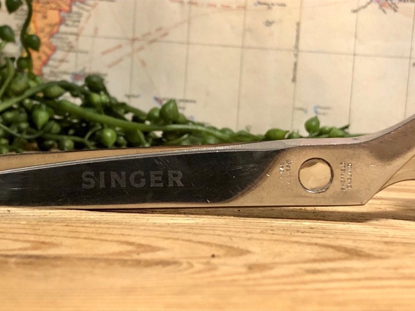 Vintage SINGER Stainless Steel Dressmakers Scissors - Etsy UK