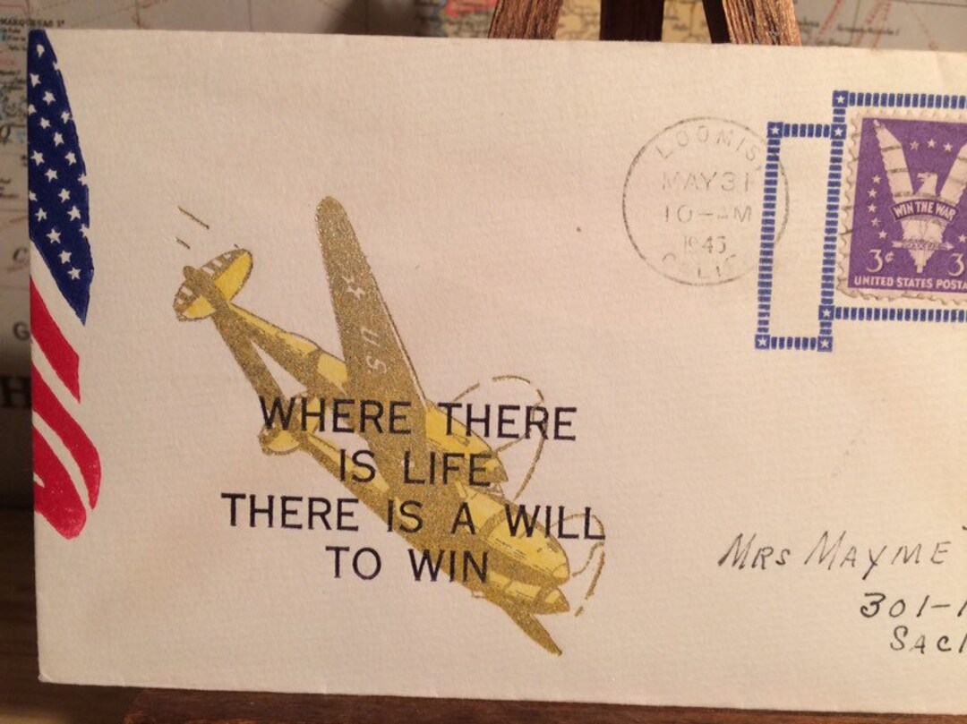 1940s USA Stamped & Addressed Envelopes - Etsy UK