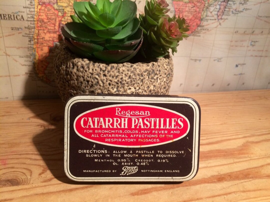 Boots the Chemists Pastilles Tin Nottingham England - Etsy