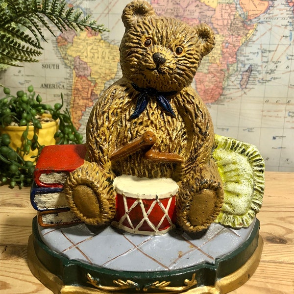 Cast Iron Bear Door Stop - Etsy