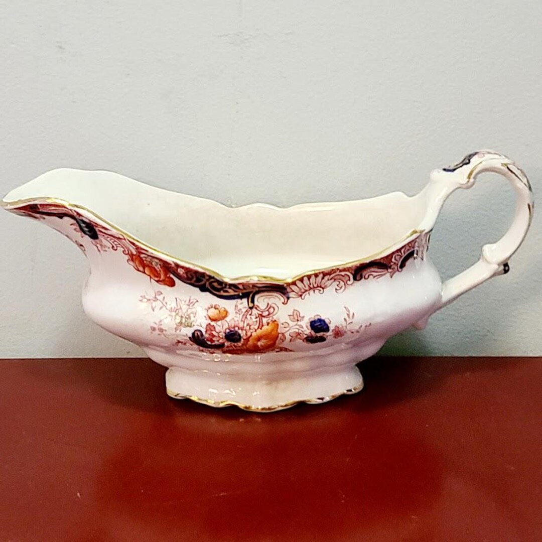 Antique Arcadia Pattern Gravy Boat by Royal Staffordshire, Burslem ...
