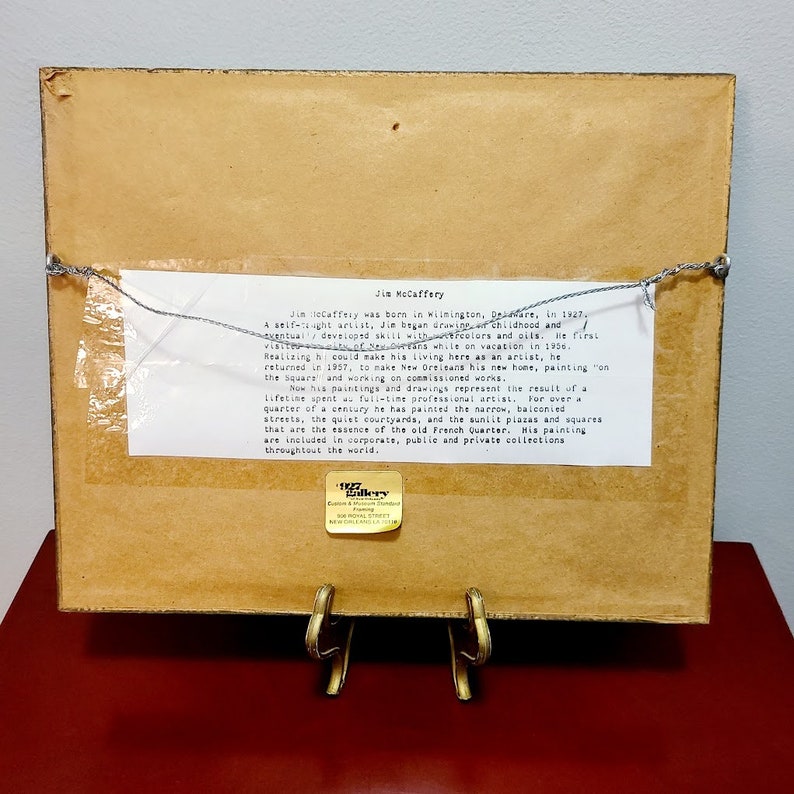 James Mccaffery "old St. Louis Cathedral" New Orleans, Limited Edition ...