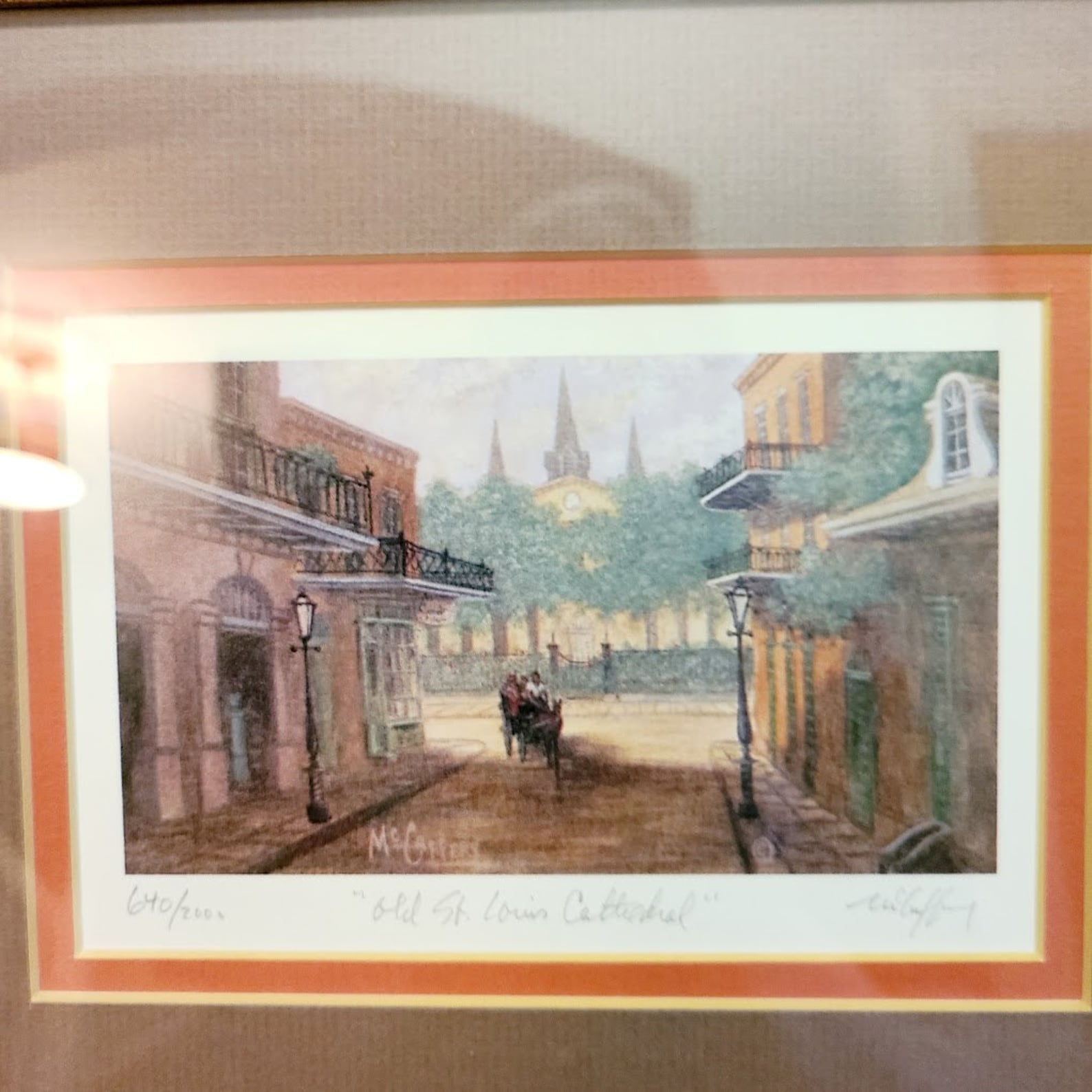James Mccaffery "old St. Louis Cathedral" New Orleans, Limited Edition ...