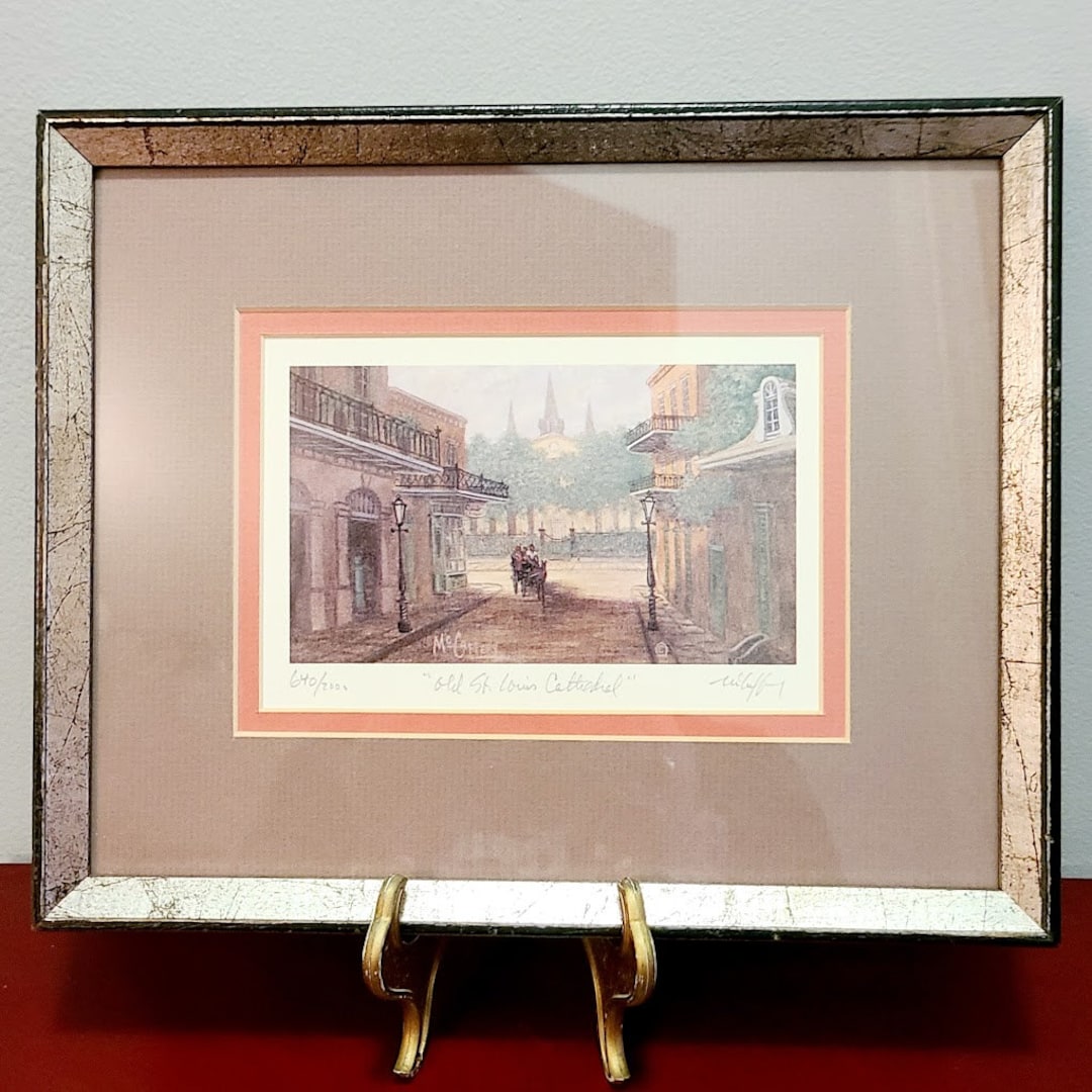 James Mccaffery "old St. Louis Cathedral" New Orleans, Limited Edition ...