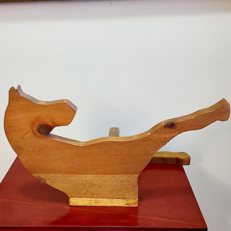 Handcrafted Wood Horse Corner Shelf With Mounts - Etsy