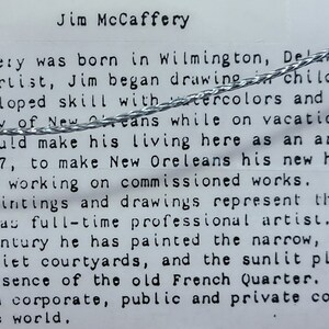 James Mccaffery "old St. Louis Cathedral" New Orleans, Limited Edition ...