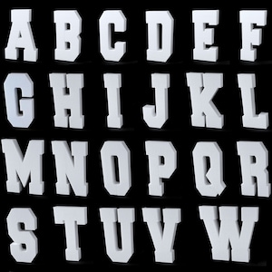 Jumbo Free Standing Foam Letters and Numbers: DIY Signs & Decor - Etsy