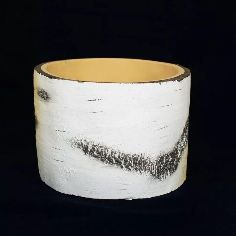 Birch Bark Vase - Etsy