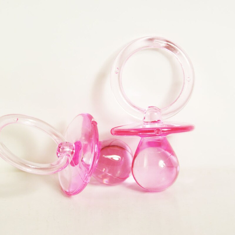 Pink Pacifier - Etsy