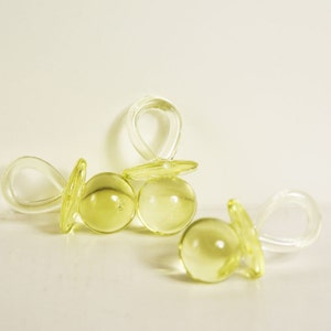 144PCS Plastic Pacifiers, Baby Shower Pacifiers, Blue Game Pacifiers ...