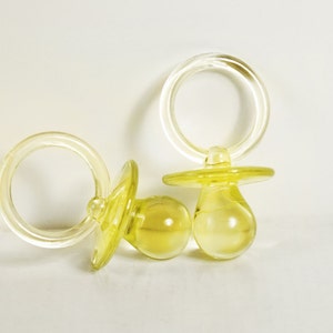 144PCS Large Plastic Pacifiers, Baby Shower Pacifiers, Blue Game ...