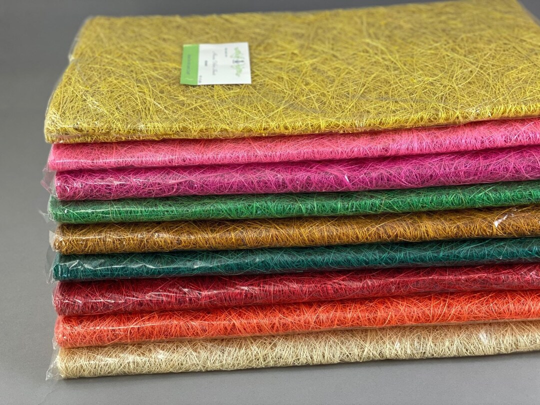 Abaca/banana Fiber Sheet for Hat, Craft Supplies, Basket Lining ...