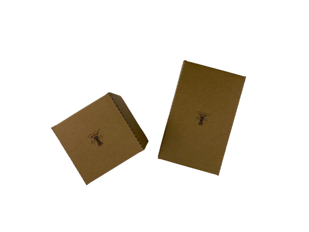 Square & Cuboid Shipping Boxes: Recycled Brown Cardboard - Etsy