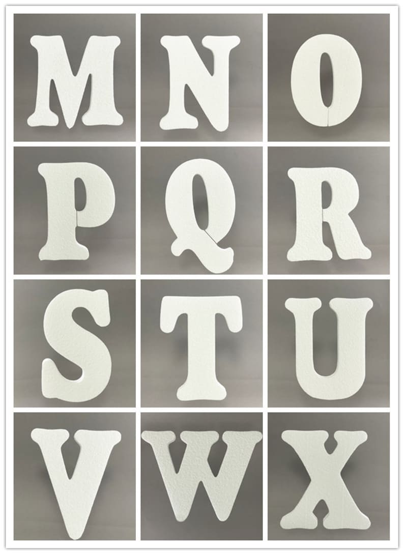 12h Craft Foam Letters Alphabet Numbers for DIY Crafts | Etsy