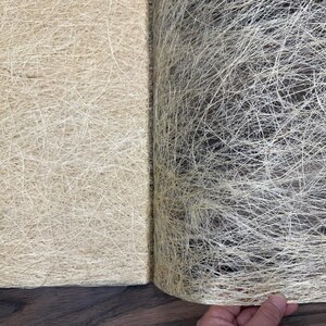 Natural Abaca Fiber Sheet Roll | Manila Hemp Fabric for Crafts, Hats ...