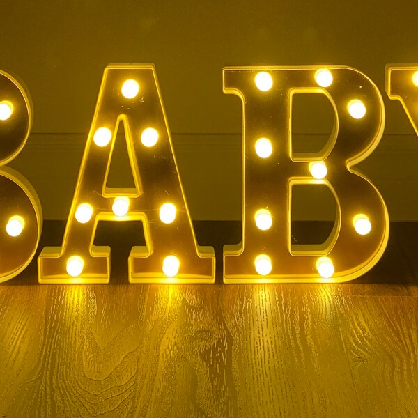 Light up Letters - Etsy