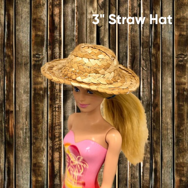 Straw Dollhouse Hats - Etsy