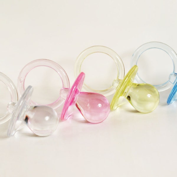 Pink Pacifier - Etsy