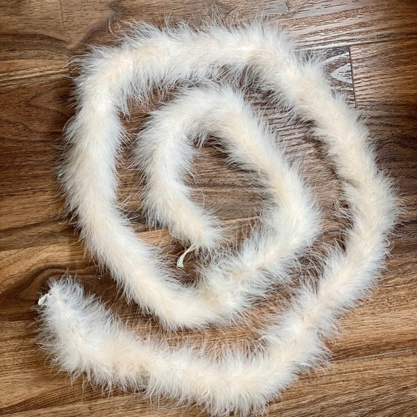 White Feather Boa - Etsy