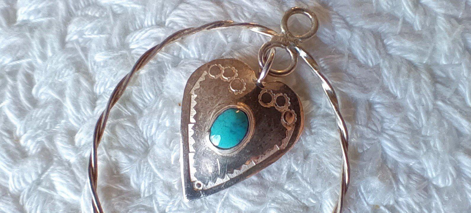 Mexican Silver Heart Pendant - Etsy Mexican Silver Heart Pendant - Etsy