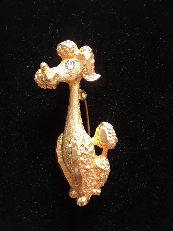 The Golden Poodle Pin | Etsy