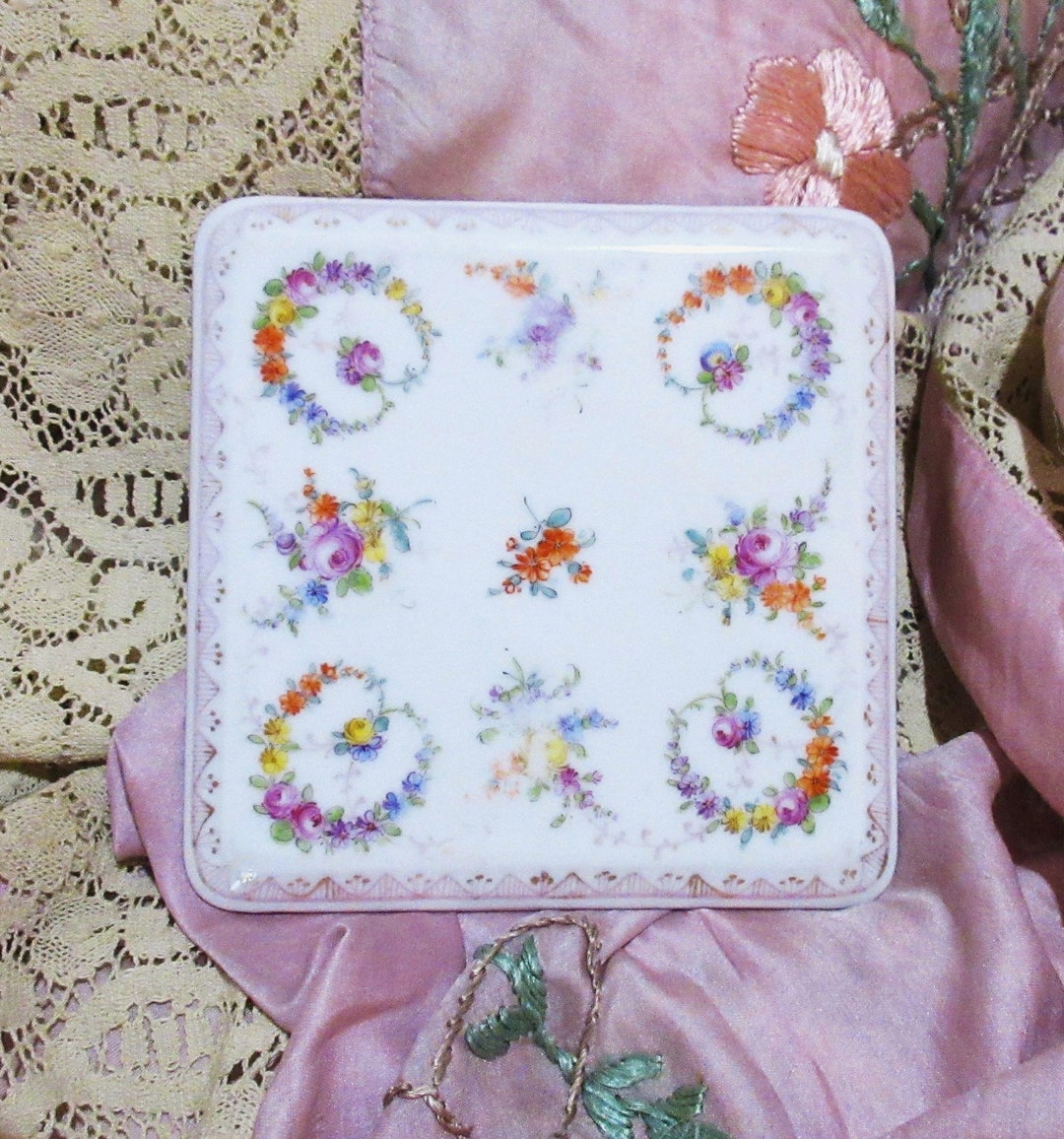 Vintage Hand Painted Dresden Trivet, C1930 - Etsy