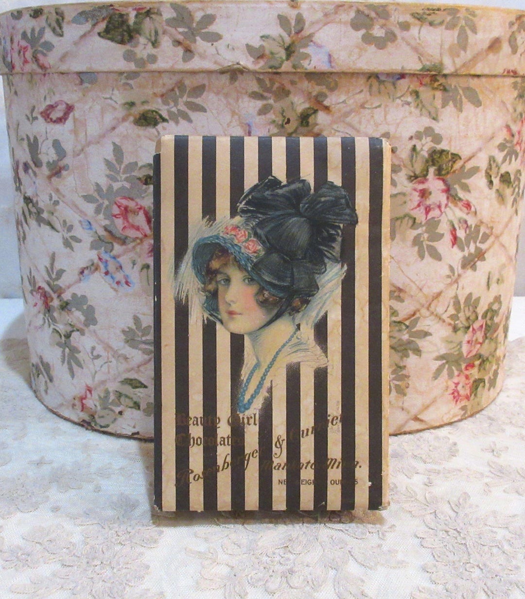 Antique Chocolate Box, C1915; Vintage Chocolate Box - Etsy
