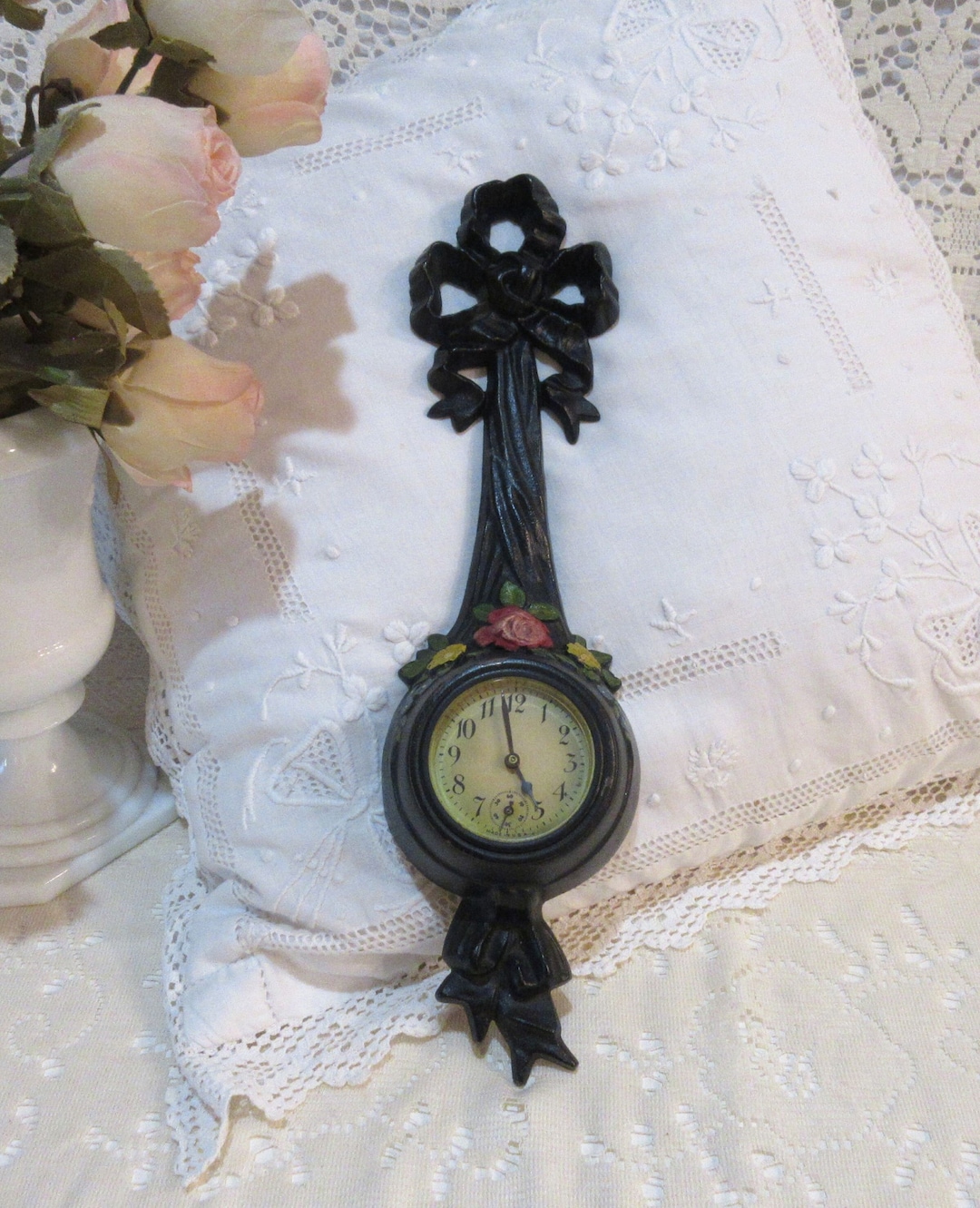 Cast Iron Wall Clock, C1910-20 - Etsy