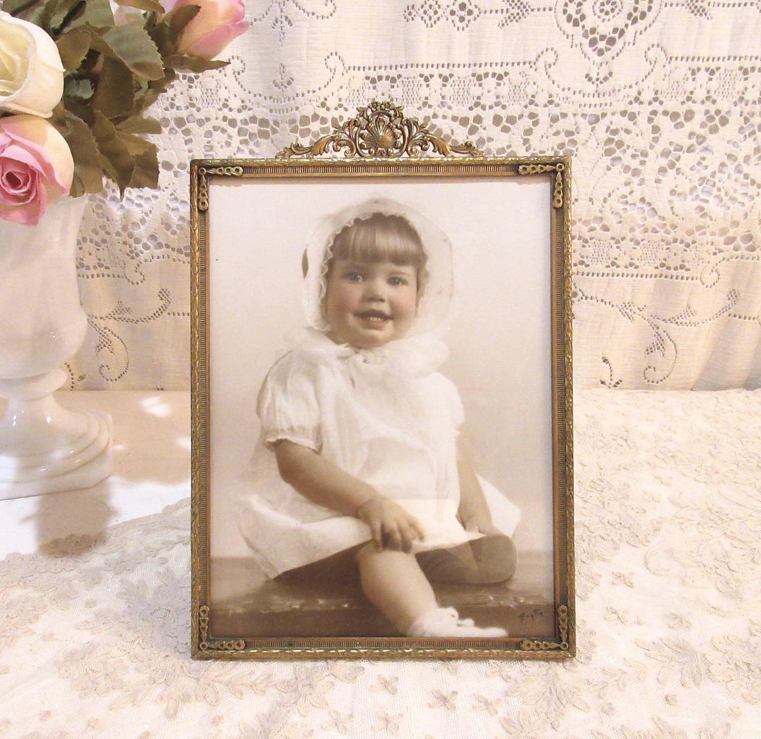 Vintage Brass Picture Frame, C1940s-50s - Etsy