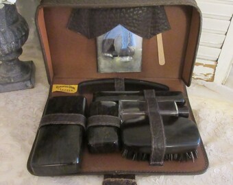 Leather Travel Kit - Etsy