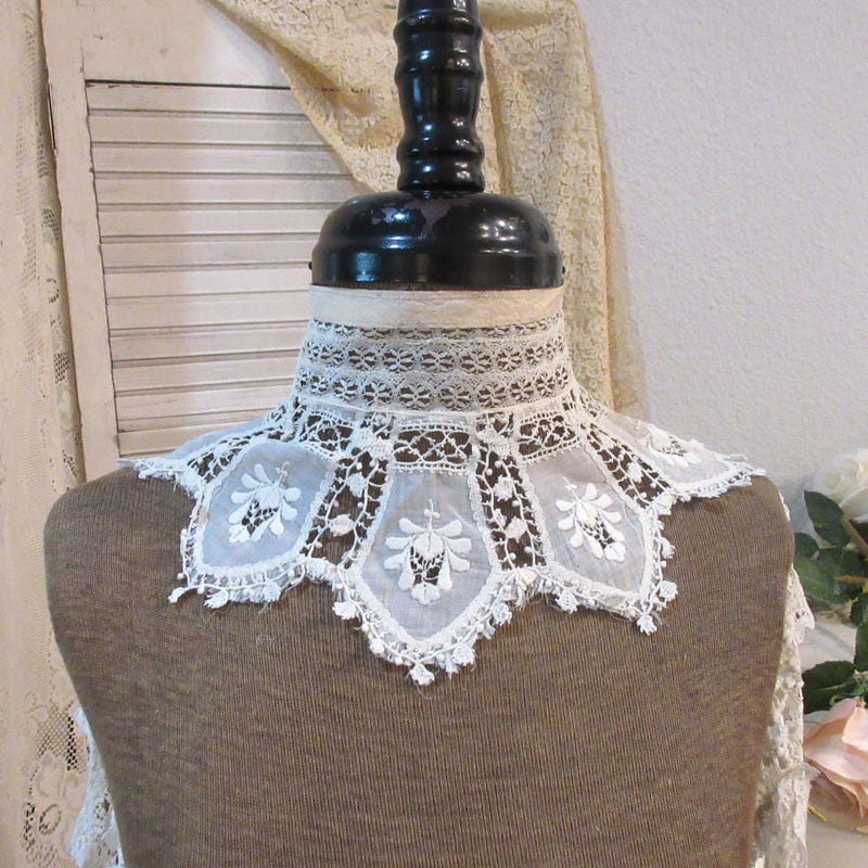Antique Lace Collar - Etsy