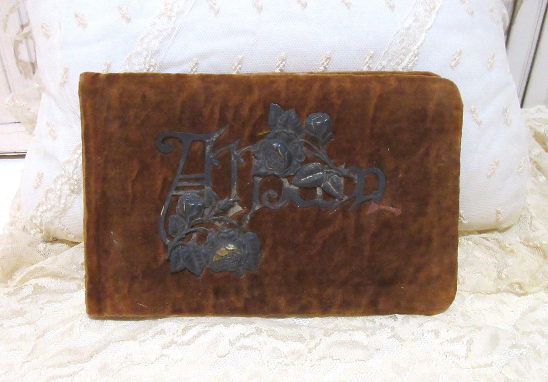 Victorian Autograph Book 1880s - Etsy