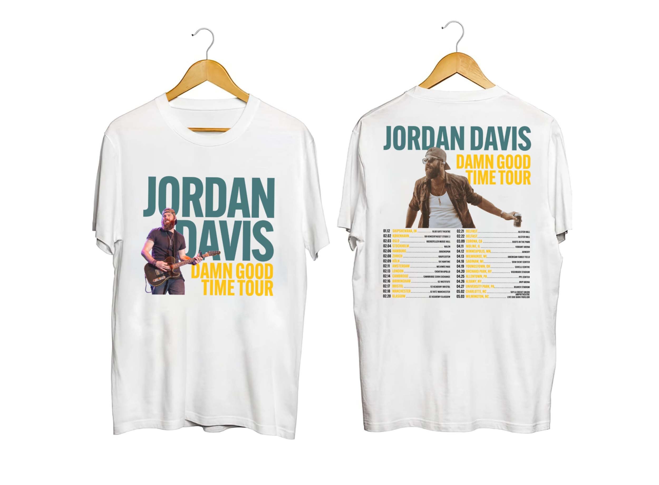 Jordan Davis Damn Good Time Tour 2024 PNG Jordan Davis - Etsy