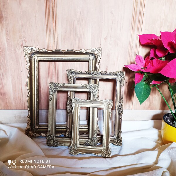 Antique Rectangular Picture Frames - Etsy