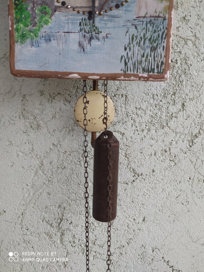 A Hand-painted Soviet-era Wall Clock From the 70s That Gives a Vintage ...