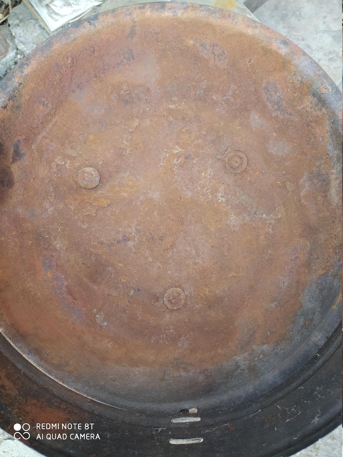 Lovely Little Three-legged Rusty Iron Bowl,home or Garden Decoration ...