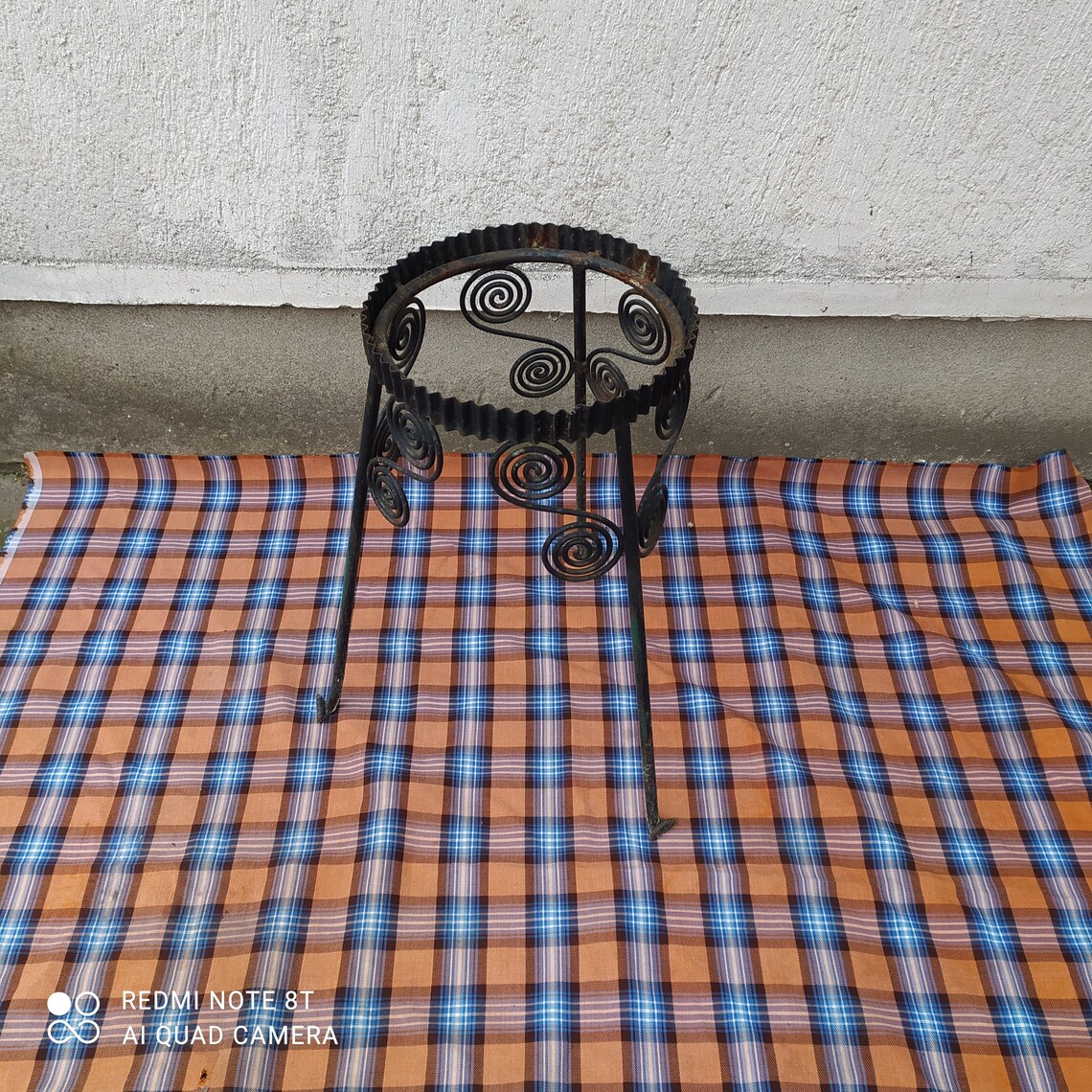 Plant Stand Plant Stool Mid Century Iron Stand Iron | Etsy