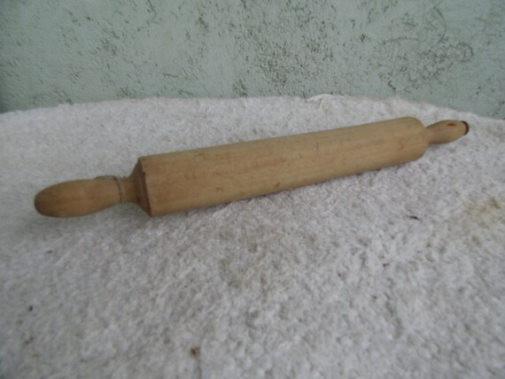 Antique Primitive Wooden Rolling Pin Rustic Kitchen Decor | Etsy