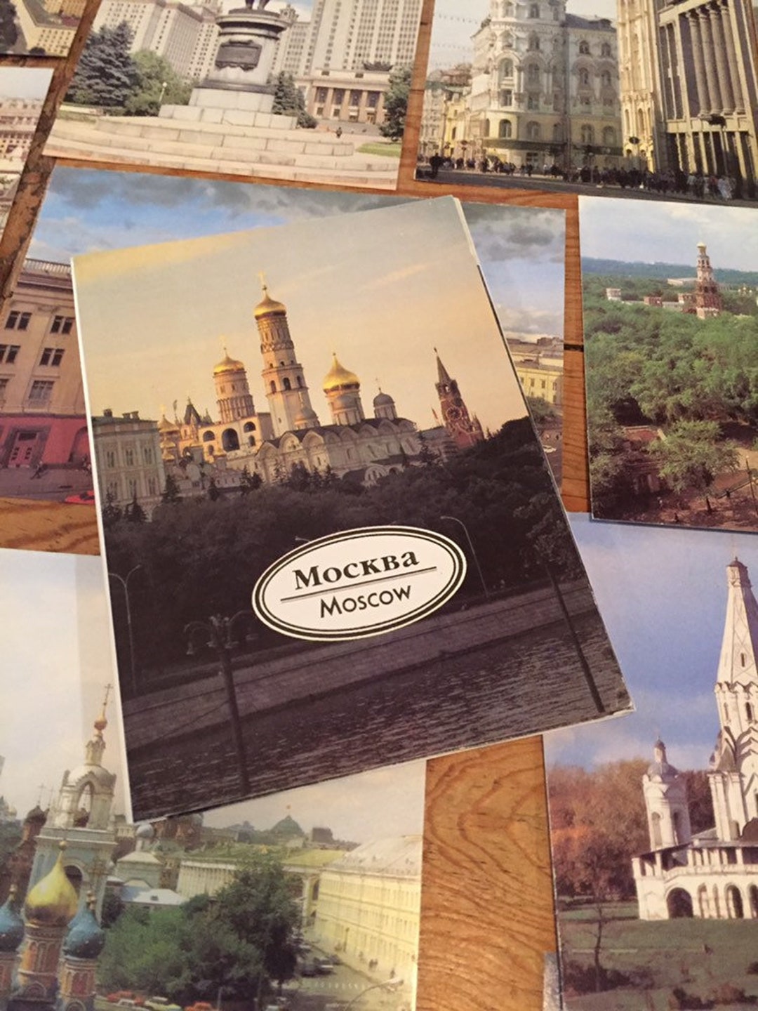 90s Moscow Postcards Set of 12 - Etsy